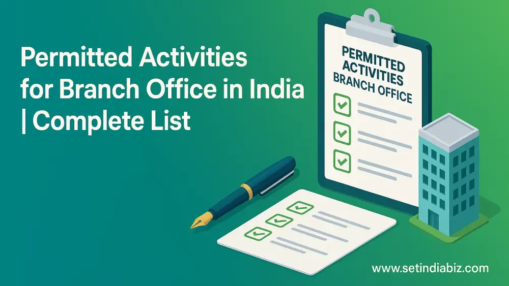 Permitted Activities for Branch Offices in India Under FEMA