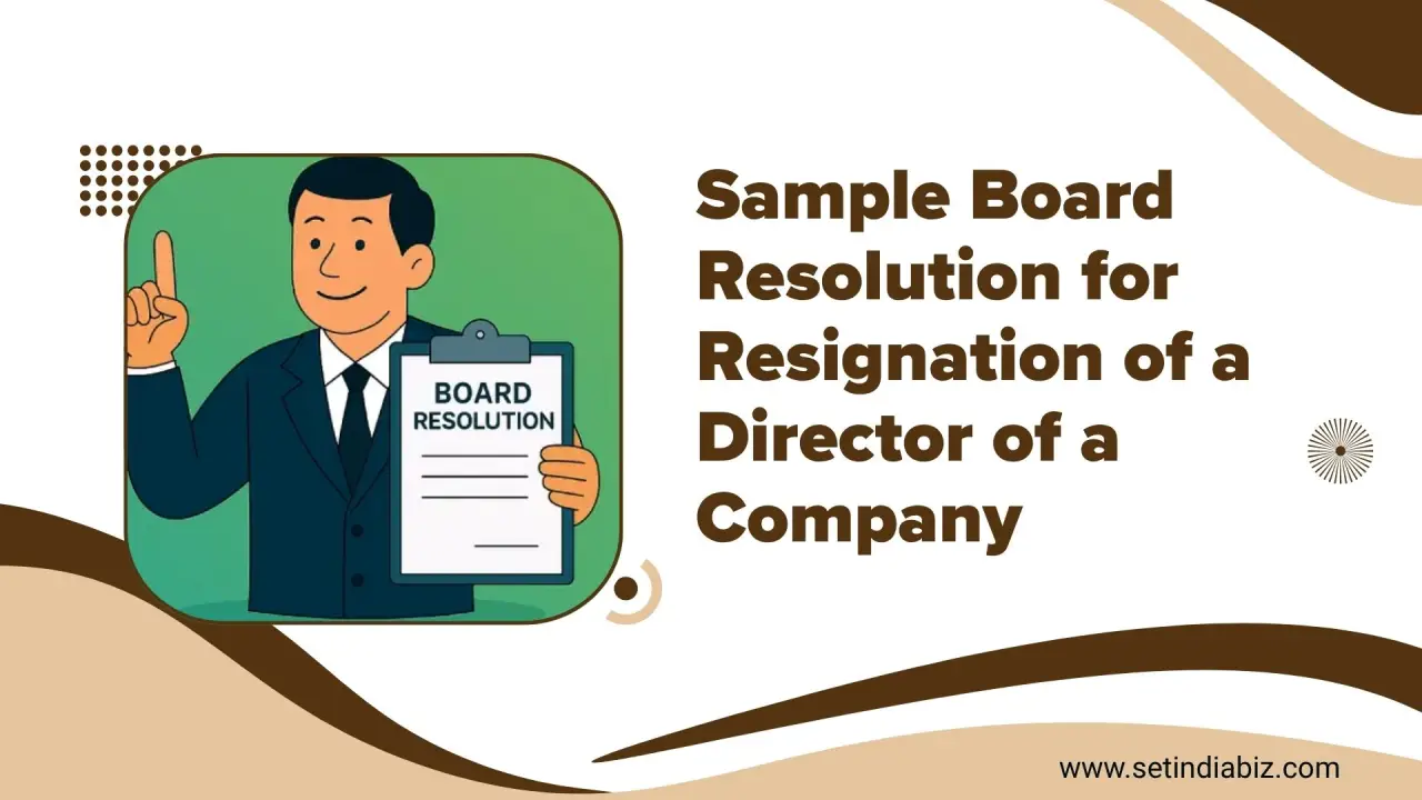 Board Resolution Director Resignation | Companies Act 2013