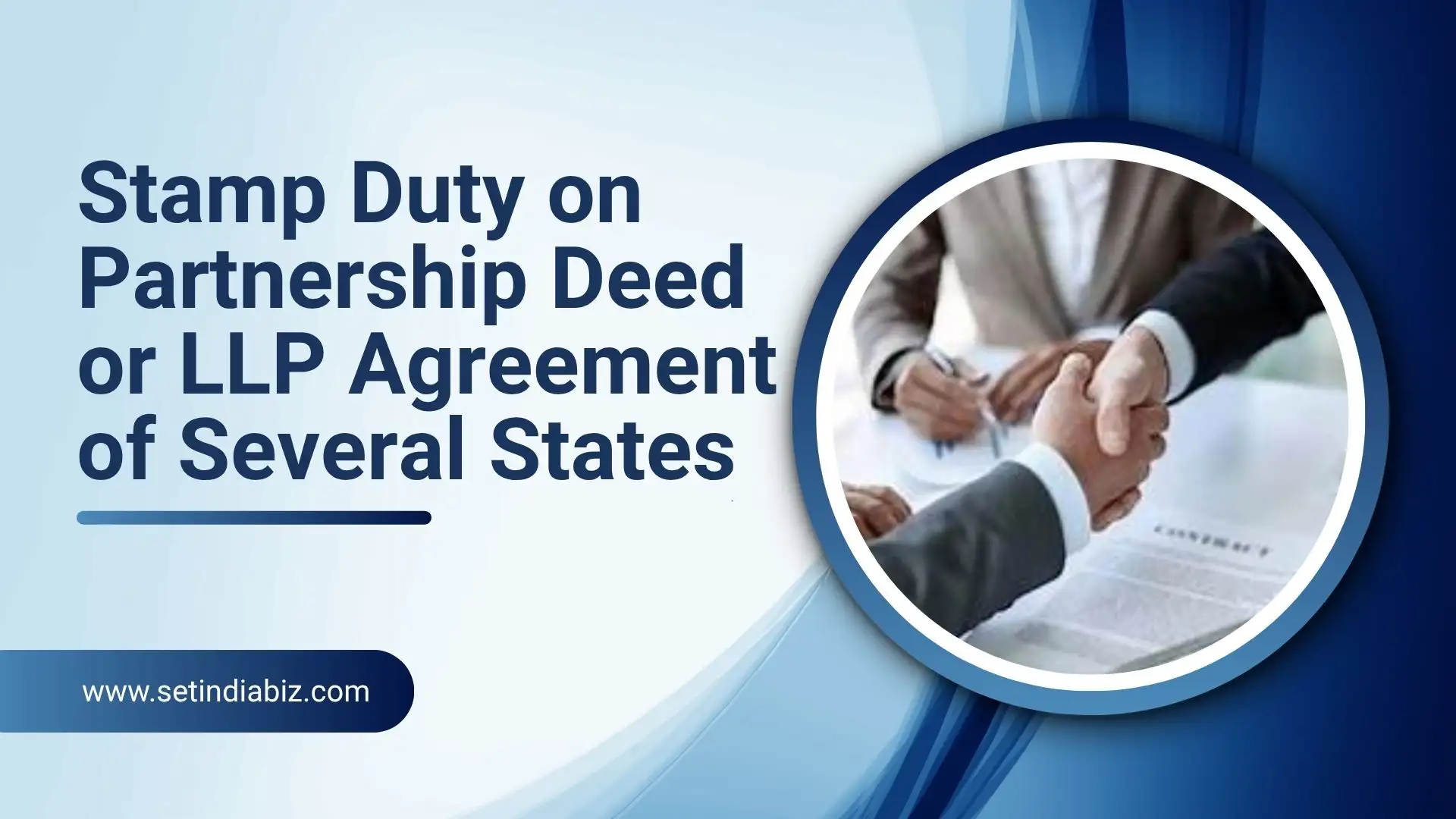 Stamp Duty on Partnership Deed/Agreement or LLP Agreement